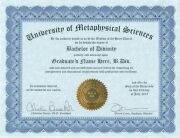 Metaphysics Degree | Metaphysical Education | Metaphysical Degree Accredited - University of ...